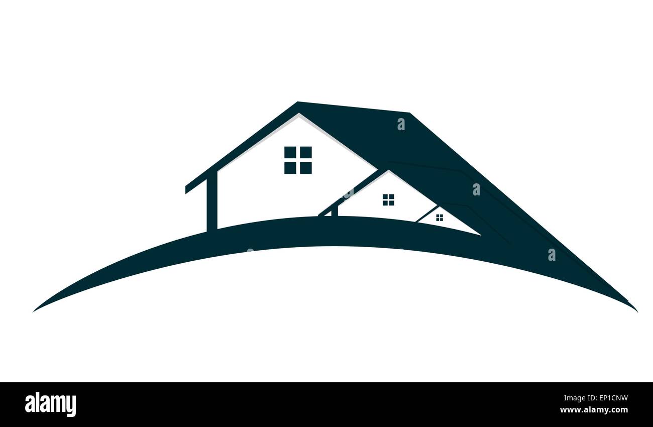 Houses Logo Vector Illustration Stock Vector Image & Art - Alamy