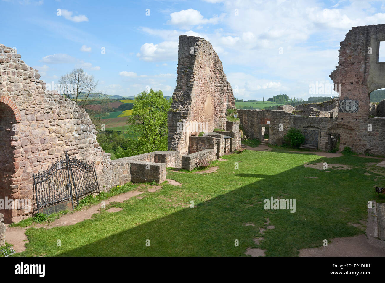 Pecka castle - burg interior, Czech Republic Stock Photo - Alamy