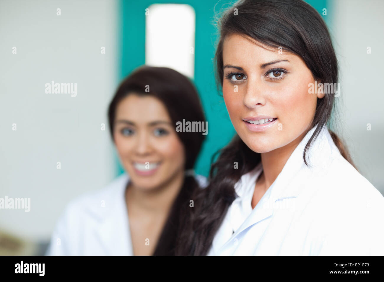 Beautiful female scientists posing hi-res stock photography and images ...