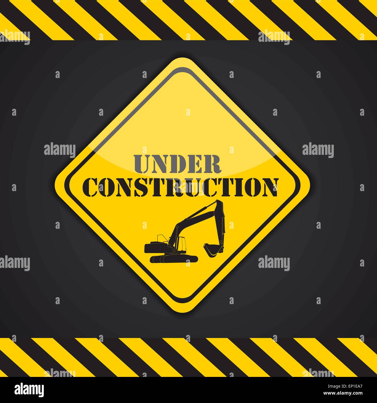 Under Construction. Vector Illustration Stock Vector Image & Art - Alamy