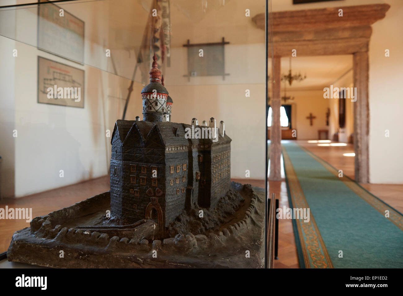 Pecka castle - burg interior, Czech Republic Stock Photo - Alamy