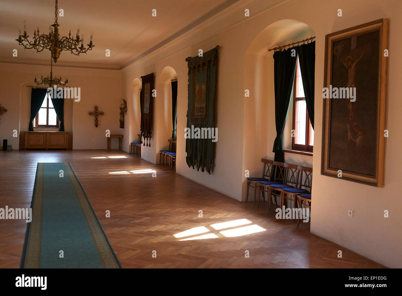 Pecka castle - burg interior, Czech Republic Stock Photo - Alamy