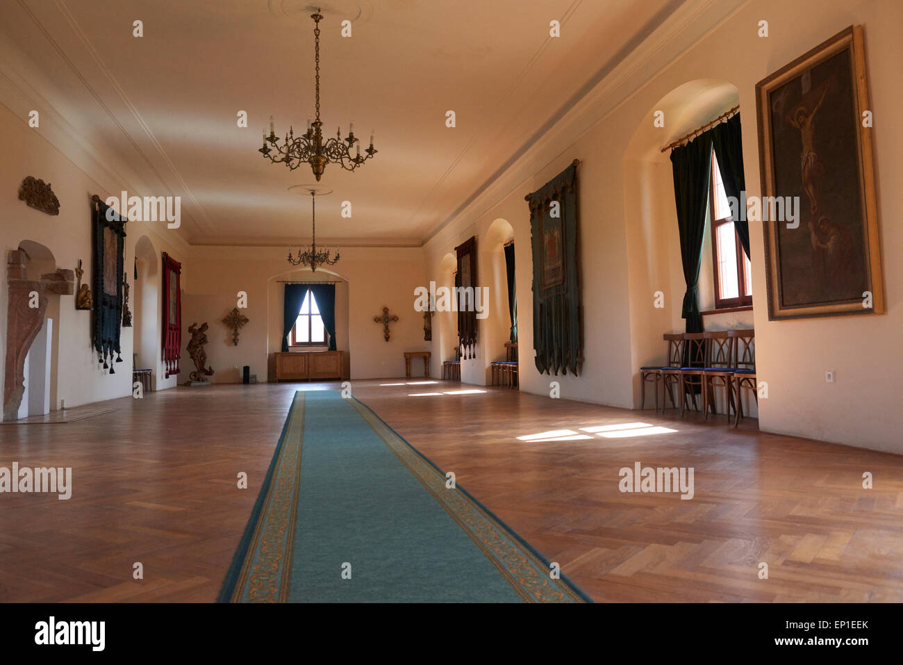 Pecka castle - burg interior, Czech Republic Stock Photo - Alamy