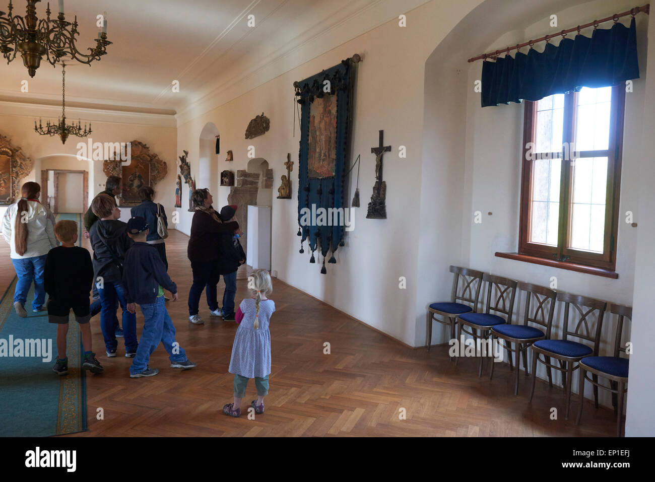 Pecka castle - burg interior, Czech Republic Stock Photo - Alamy