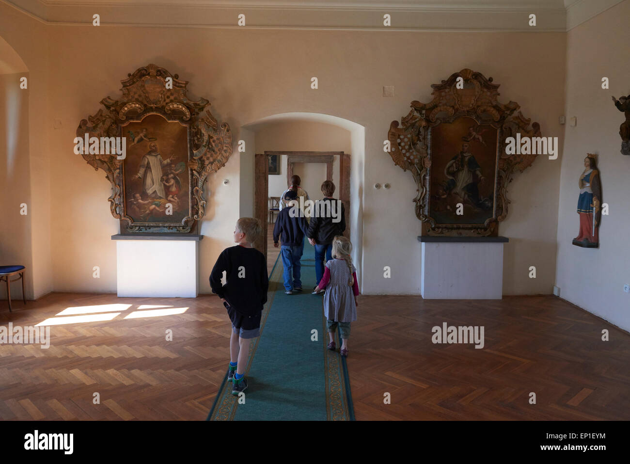 Pecka castle - burg interior, Czech Republic Stock Photo - Alamy
