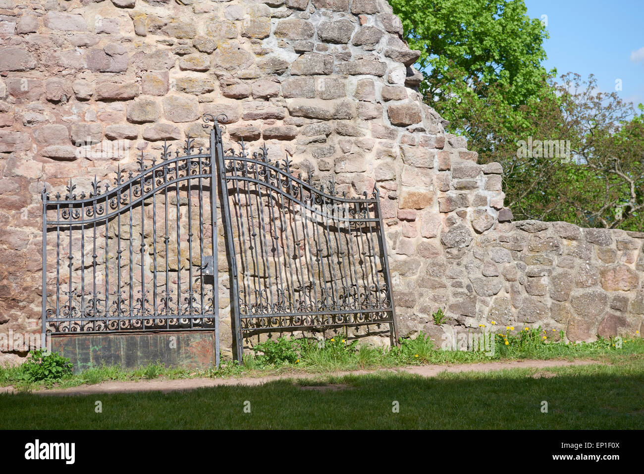 Pecka castle - burg interior, Czech Republic Stock Photo - Alamy
