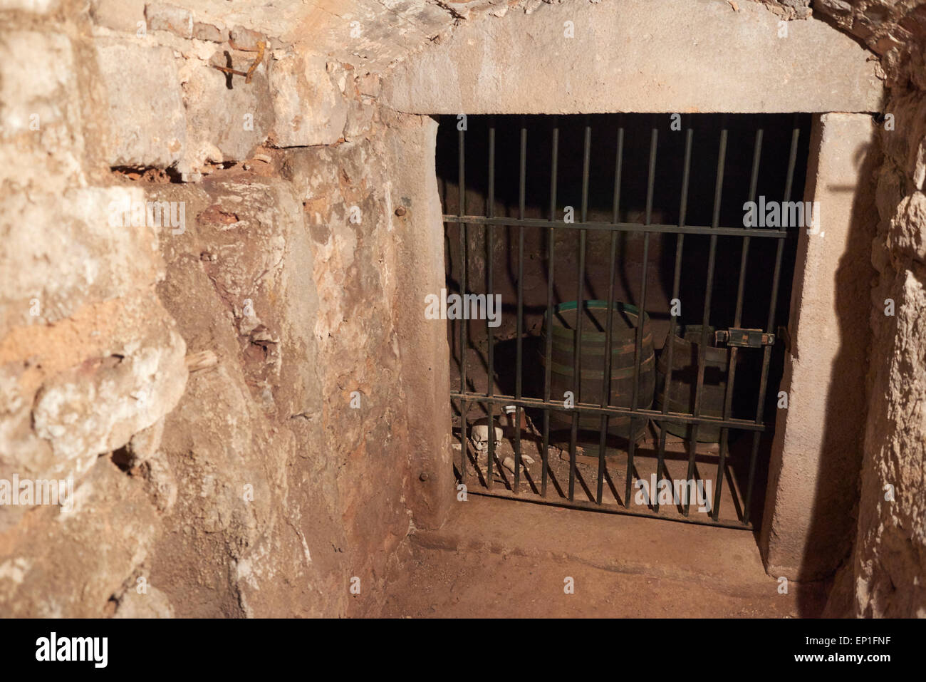 Pecka castle - burg interior, Czech Republic, medieval torture, chamber ...