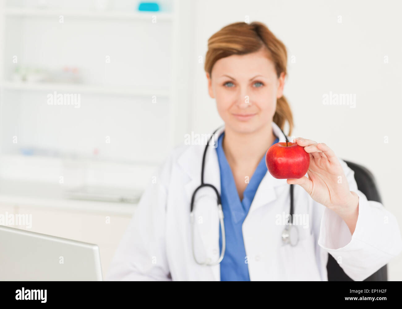 Red hair lady doctor hi-res stock photography and images - Alamy