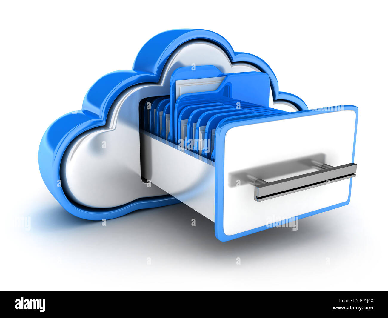 Abstract cloud storage (done in 3d Stock Photo - Alamy