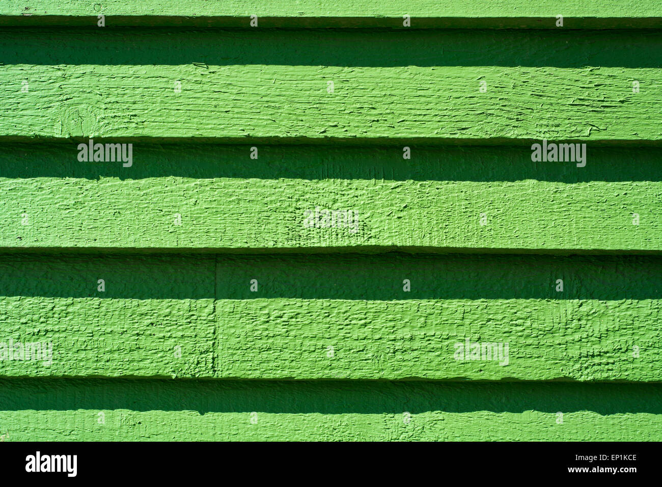 Wall made of light green planks for texture or background Stock Photo ...