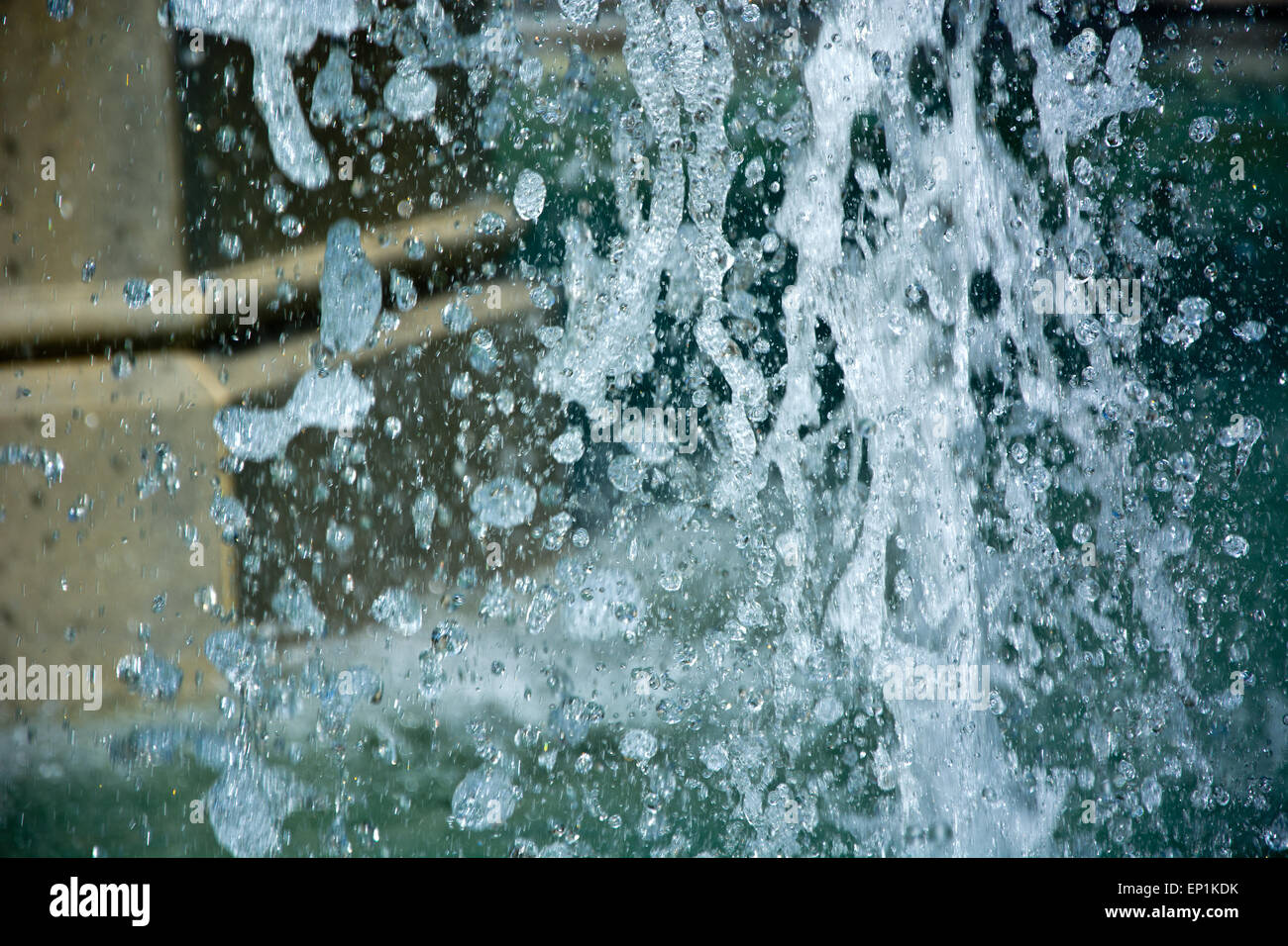 Close up of fresh clear water in fountain Stock Photo - Alamy