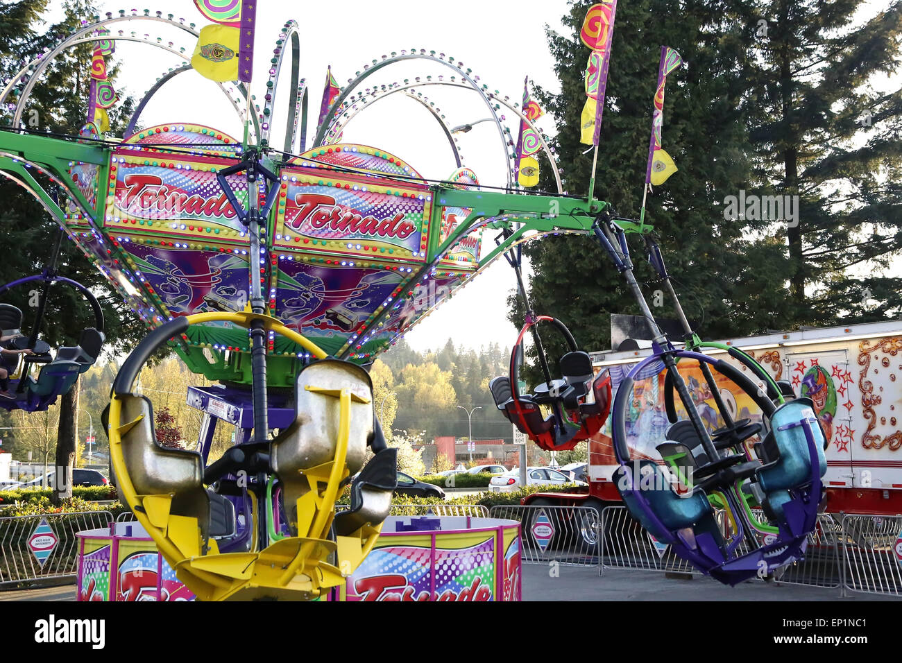 Coquitlam, BC, Canada - April 09, 2015 : People having fun at the West ...