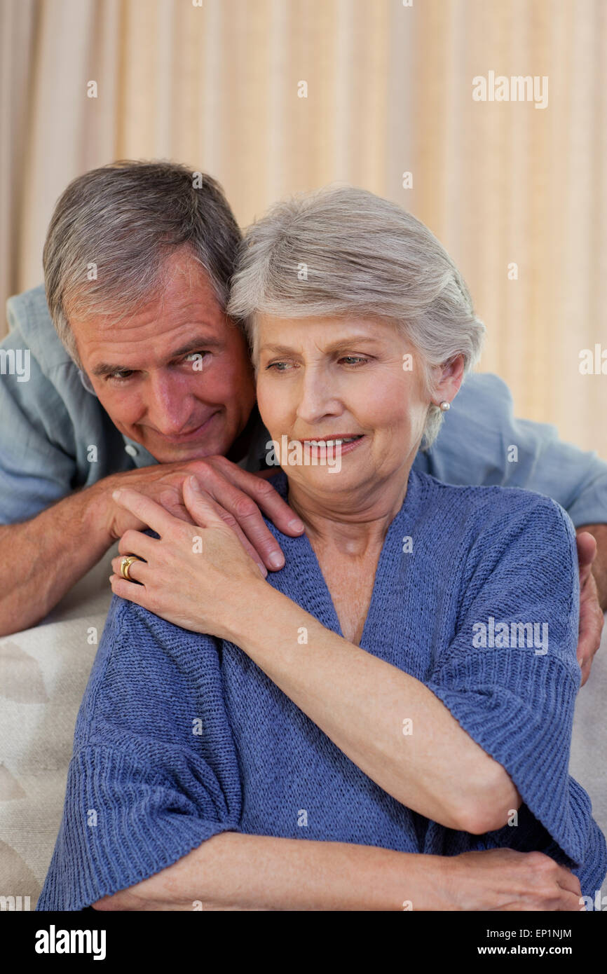 Man woman happy middleaged hi-res stock photography and images - Alamy