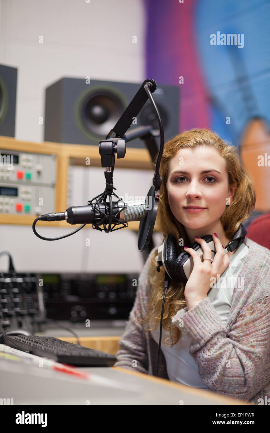 Portrait of a sound engineer student Stock Photo - Alamy