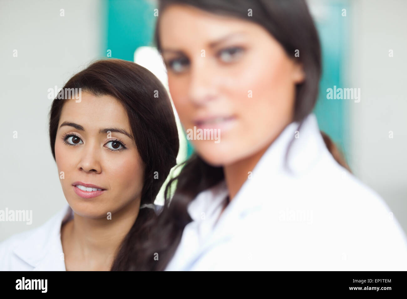 Female scientists posing Stock Photo - Alamy