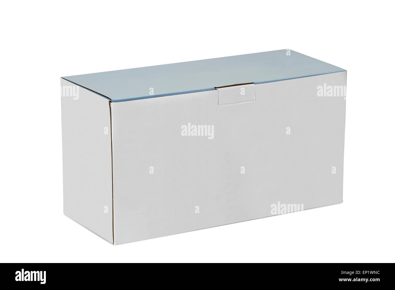 Real Cardboard box closed ready for packaging and delivering Stock ...