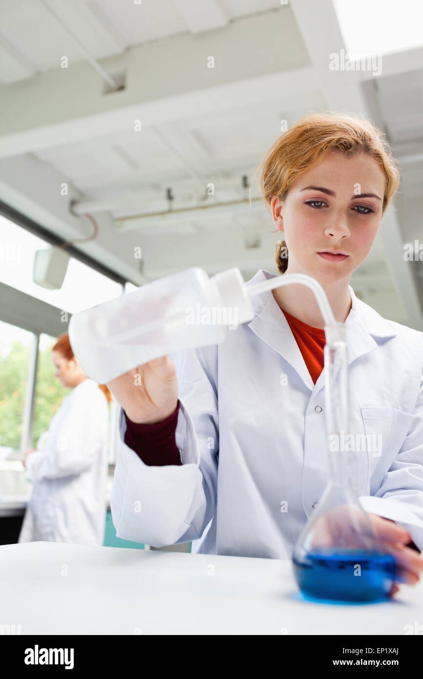 Portrait of a scientists working Stock Photo - Alamy