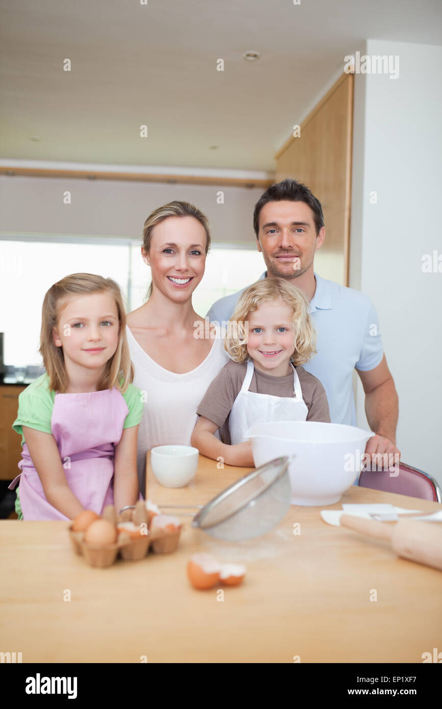 Father daughter preparing cookies together hi-res stock photography and ...