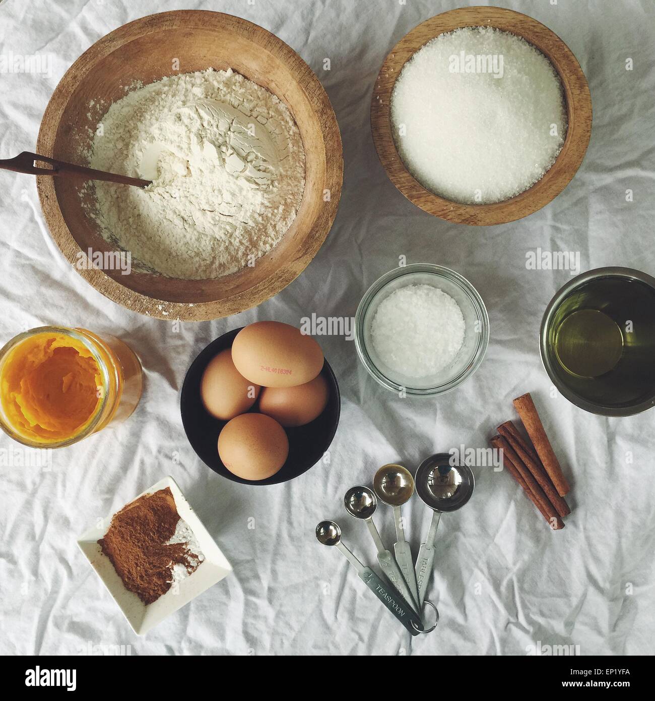 Baking A Cake Ingredients