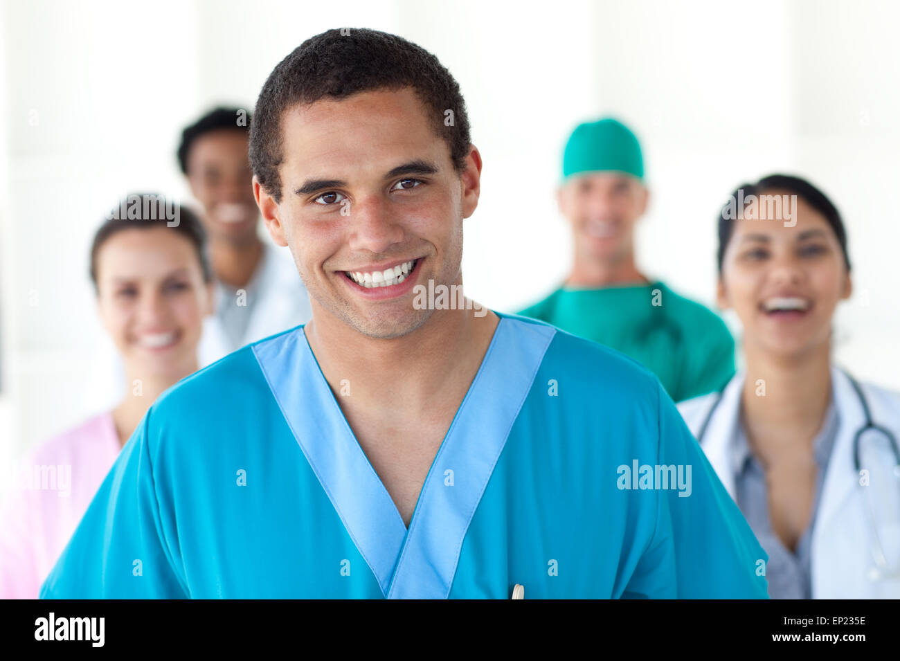 Medical people showing diversity Stock Photo - Alamy