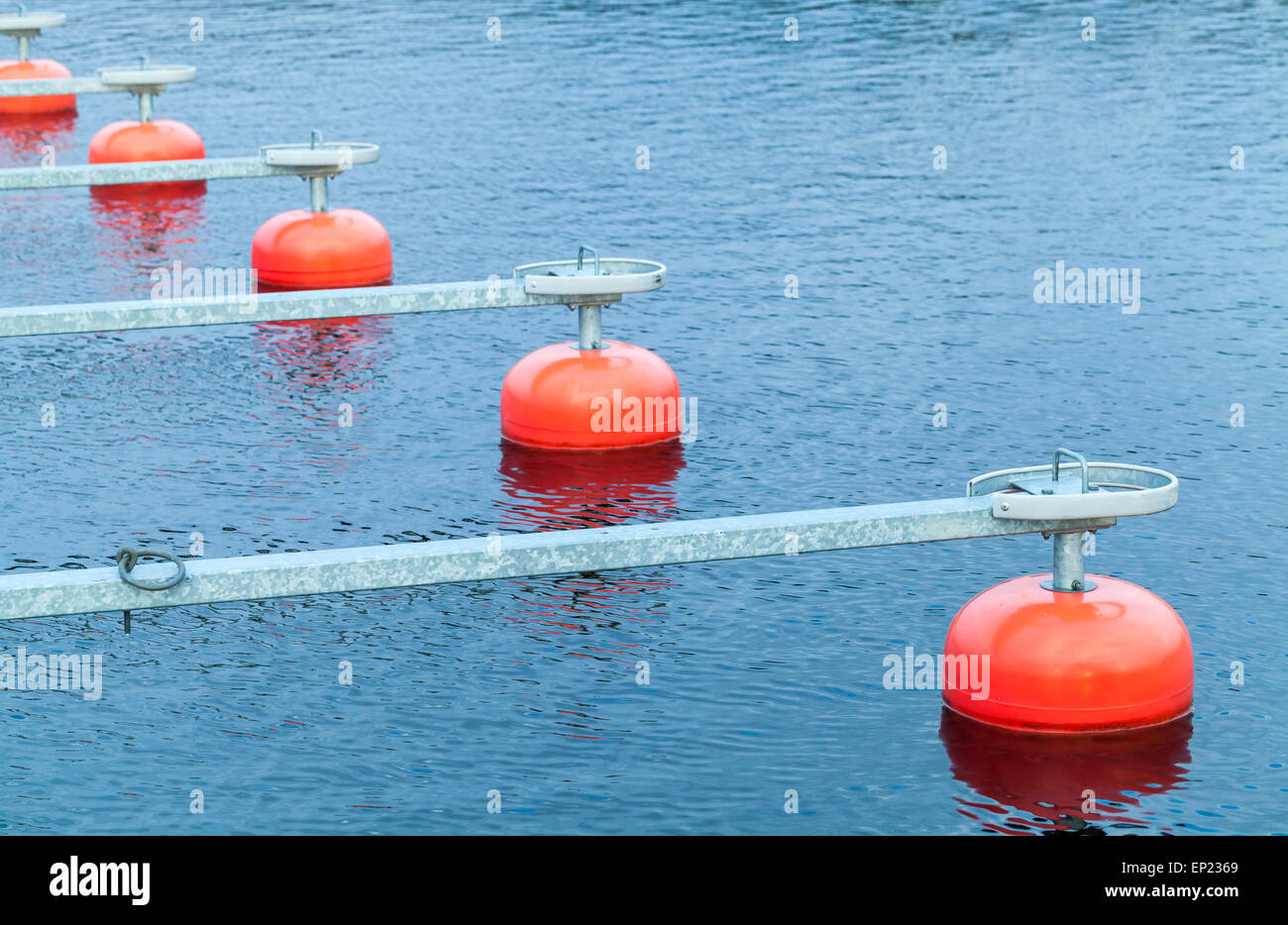 Bright red buoy floating in hi-res stock photography and images - Alamy