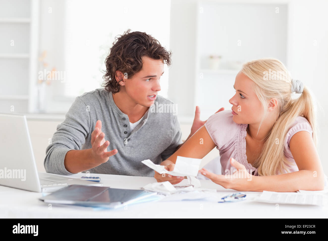 Two men arguing table hi-res stock photography and images - Alamy