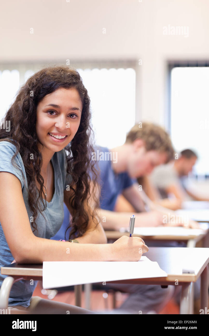 College student making presentation hi-res stock photography and images ...
