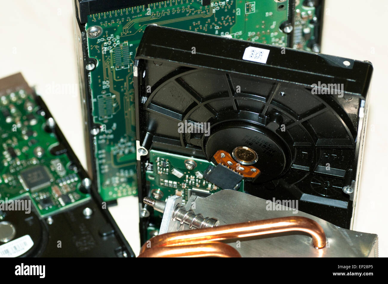 details of hard disk drive Stock Photo - Alamy