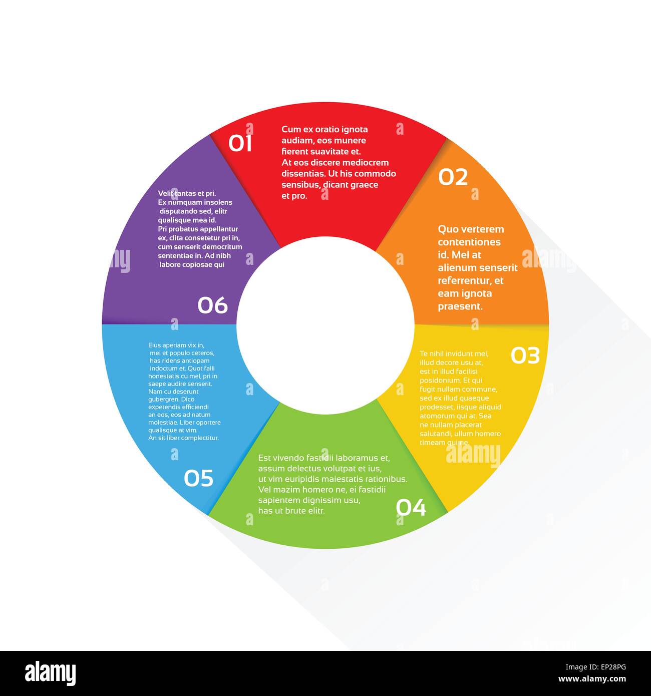 Finance Pie Diagram Circle Infographic Financial Graph Set Stock Vector ...