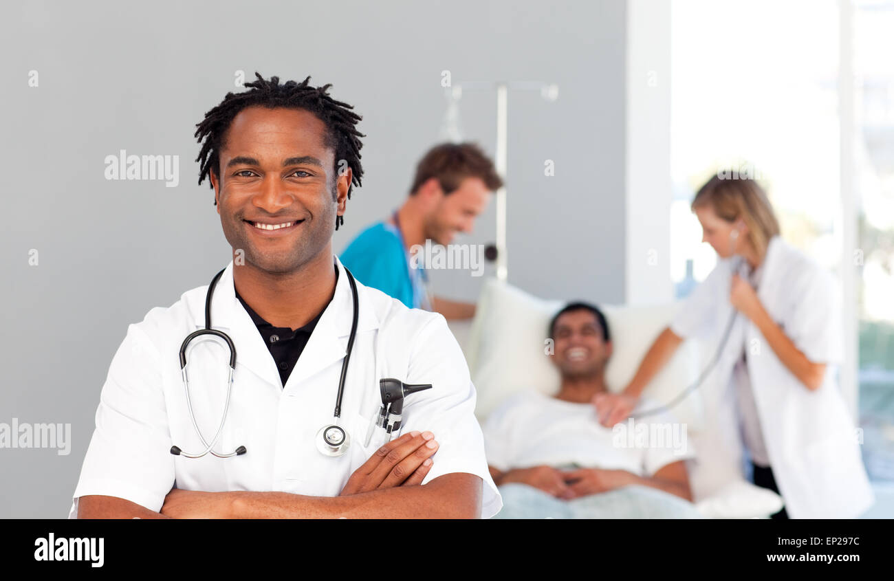 African woman exam doctor bed hi-res stock photography and images - Alamy