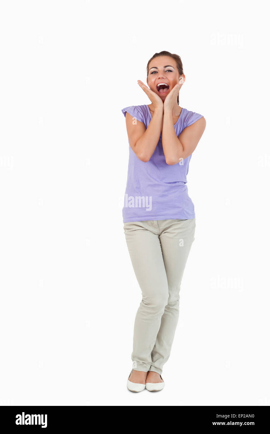 Female white model natural face beauty Cut Out Stock Images & Pictures ...