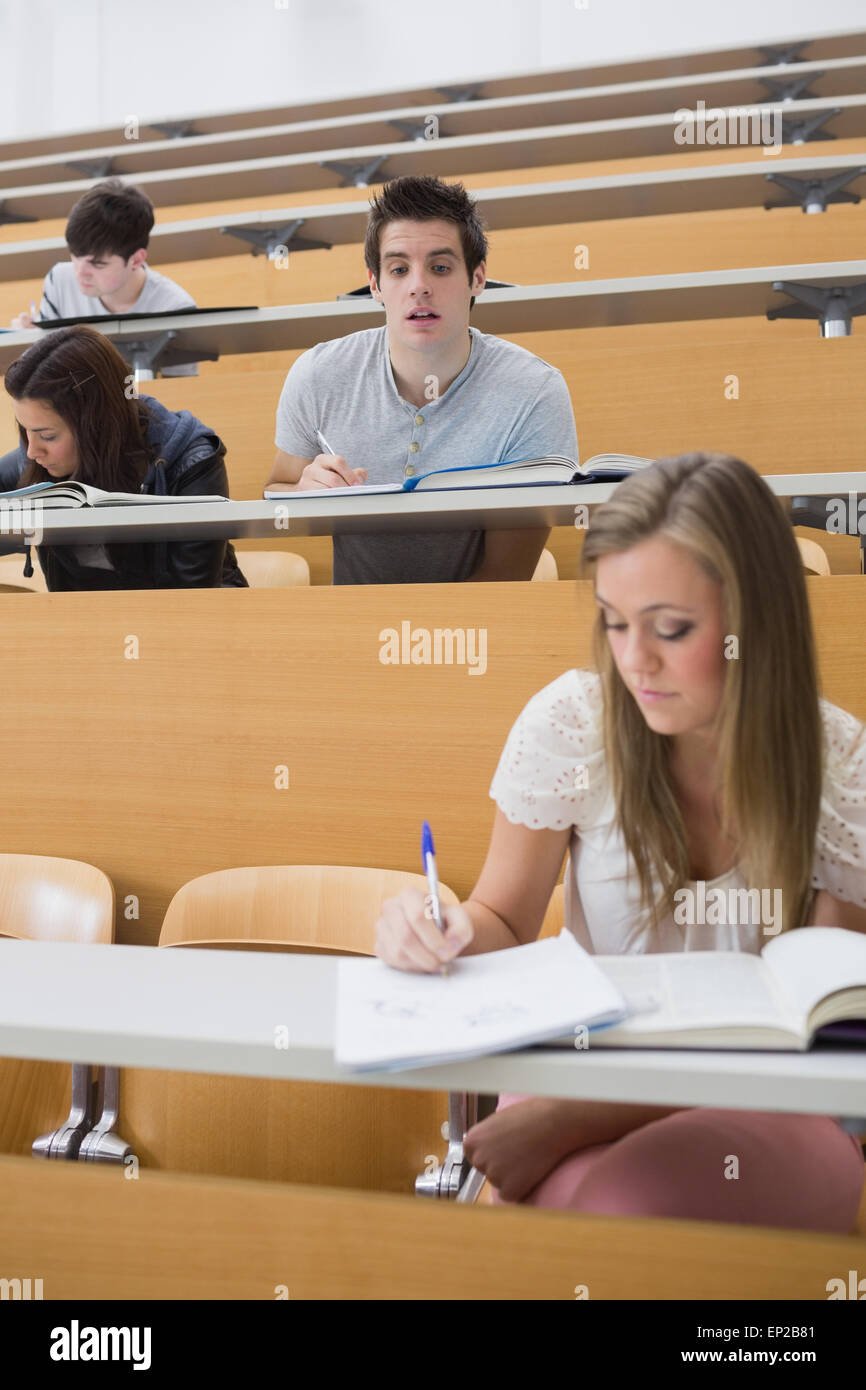 Adult student looking cheating hi-res stock photography and images - Alamy