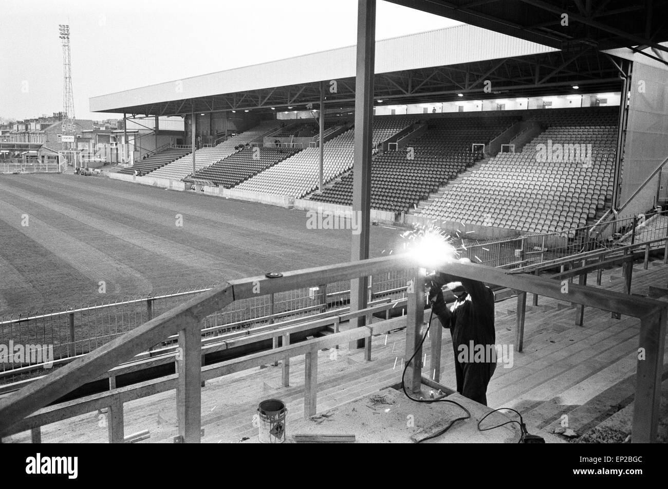New West Stand at Valley Parade, home of Bradford City FC, 8th December ...