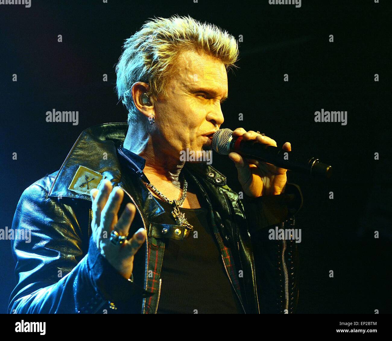 Billy Idol performing live at Vicar Street in Dublin Featuring: Billy ...