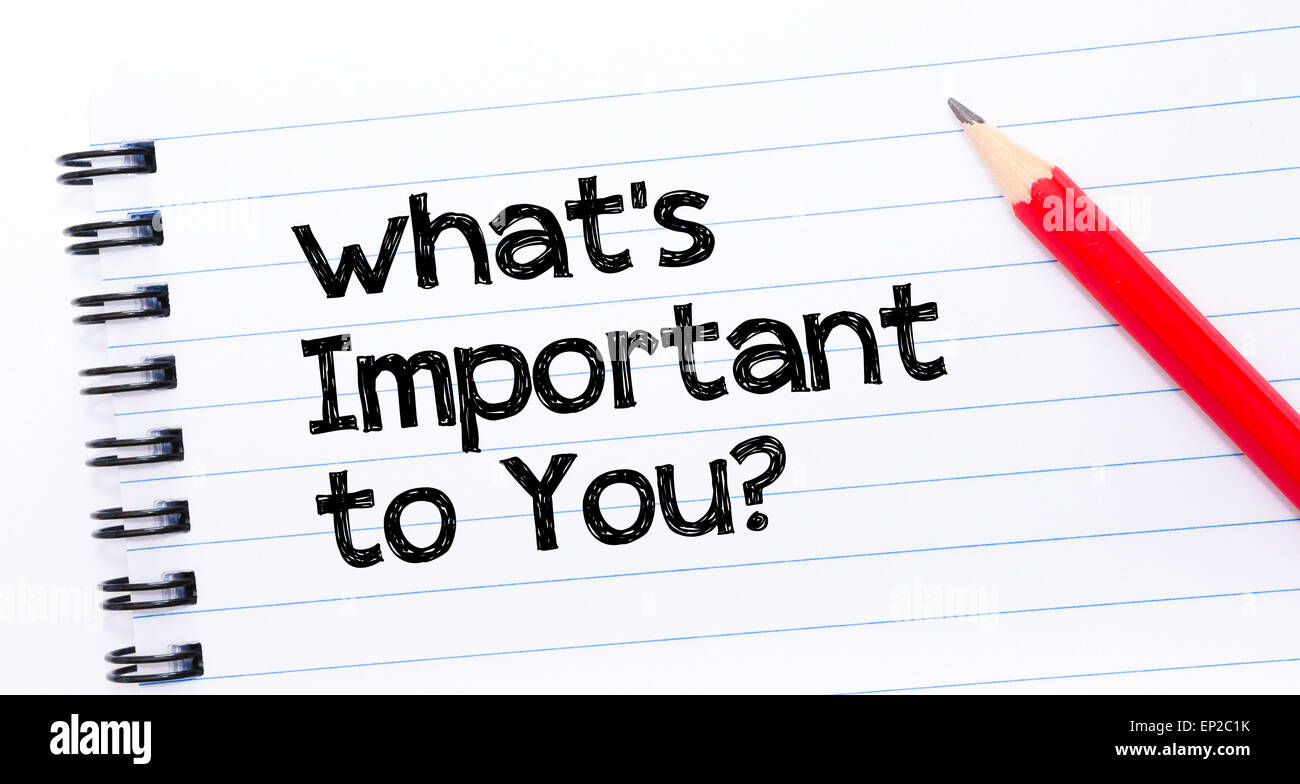 Important text on notepad hi-res stock photography and images - Alamy