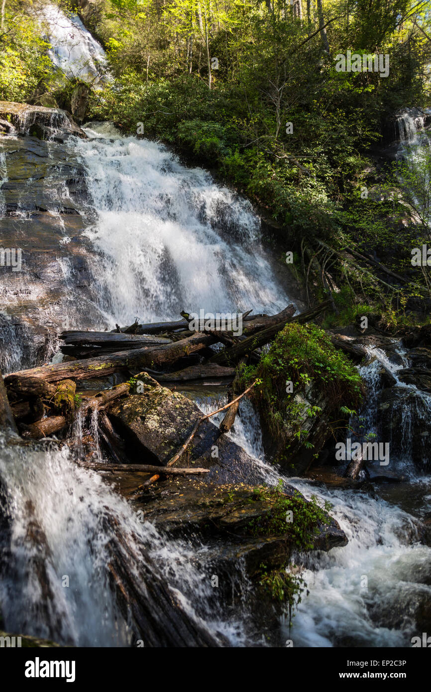 Anna Ruby Falls, Chattahoochee-Oconee National Forest, Georgia, USA ...