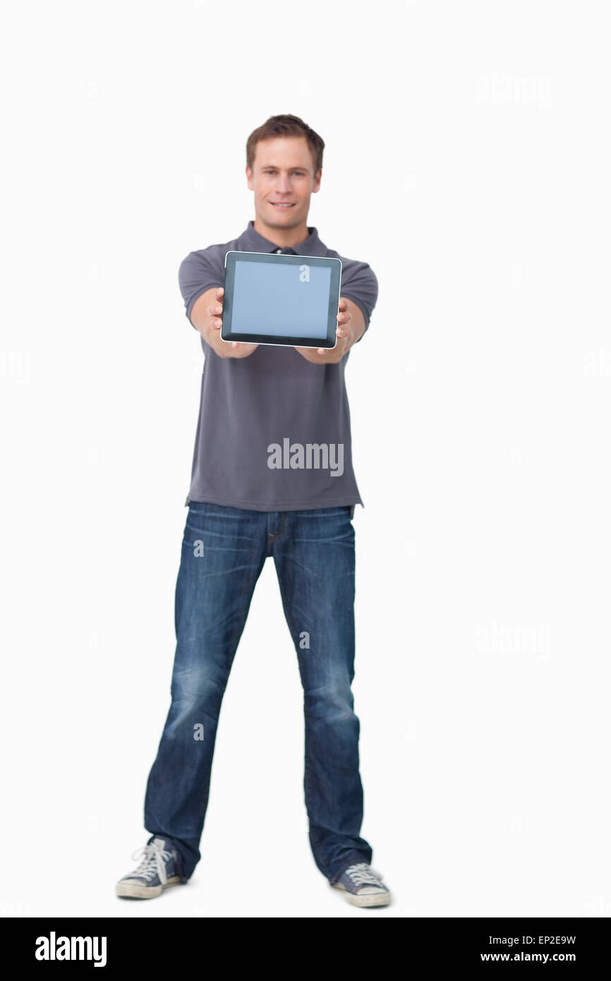 Computer monitor displaying blank screen Cut Out Stock Images ...