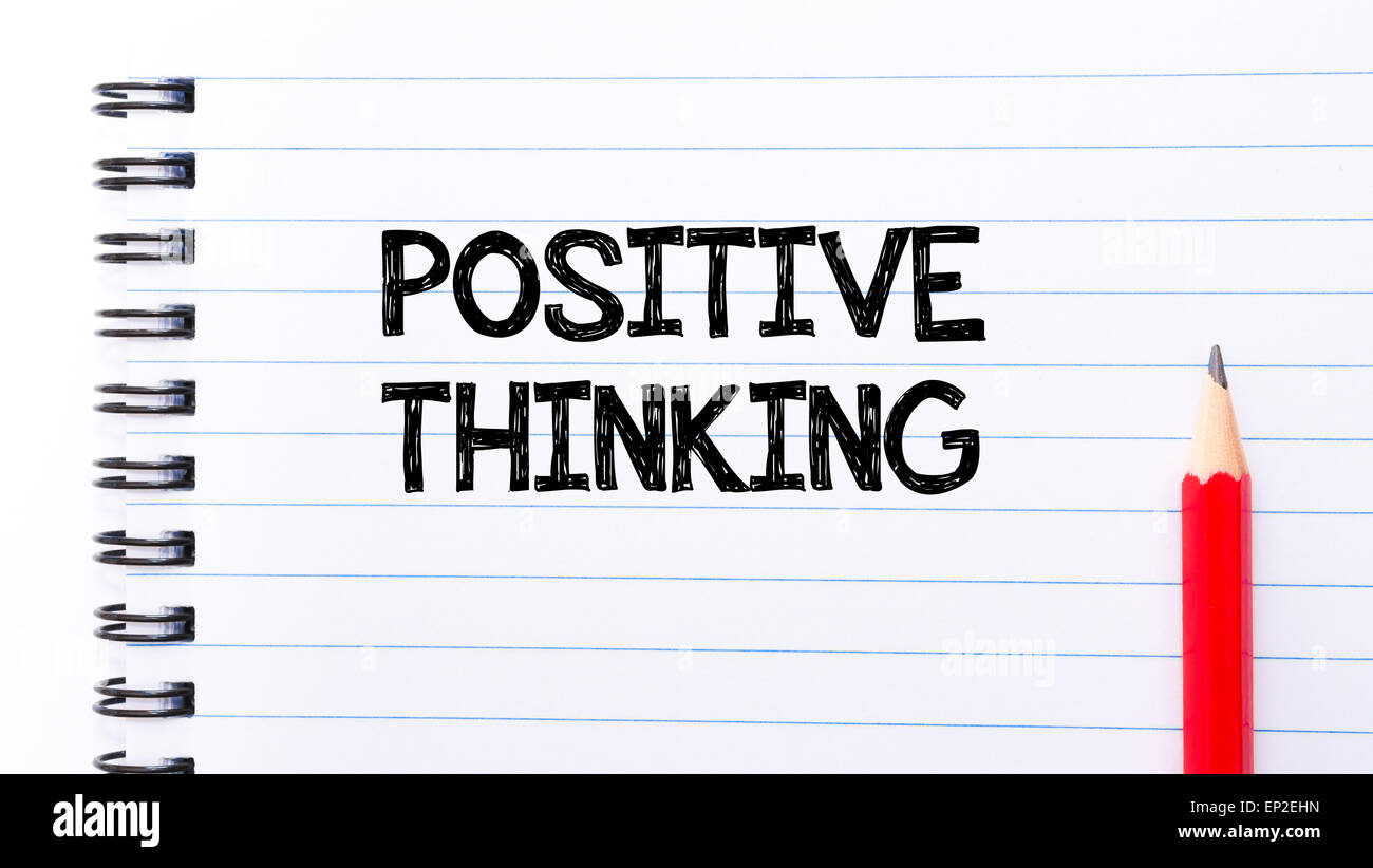 Positive thinking text hi-res stock photography and images - Alamy