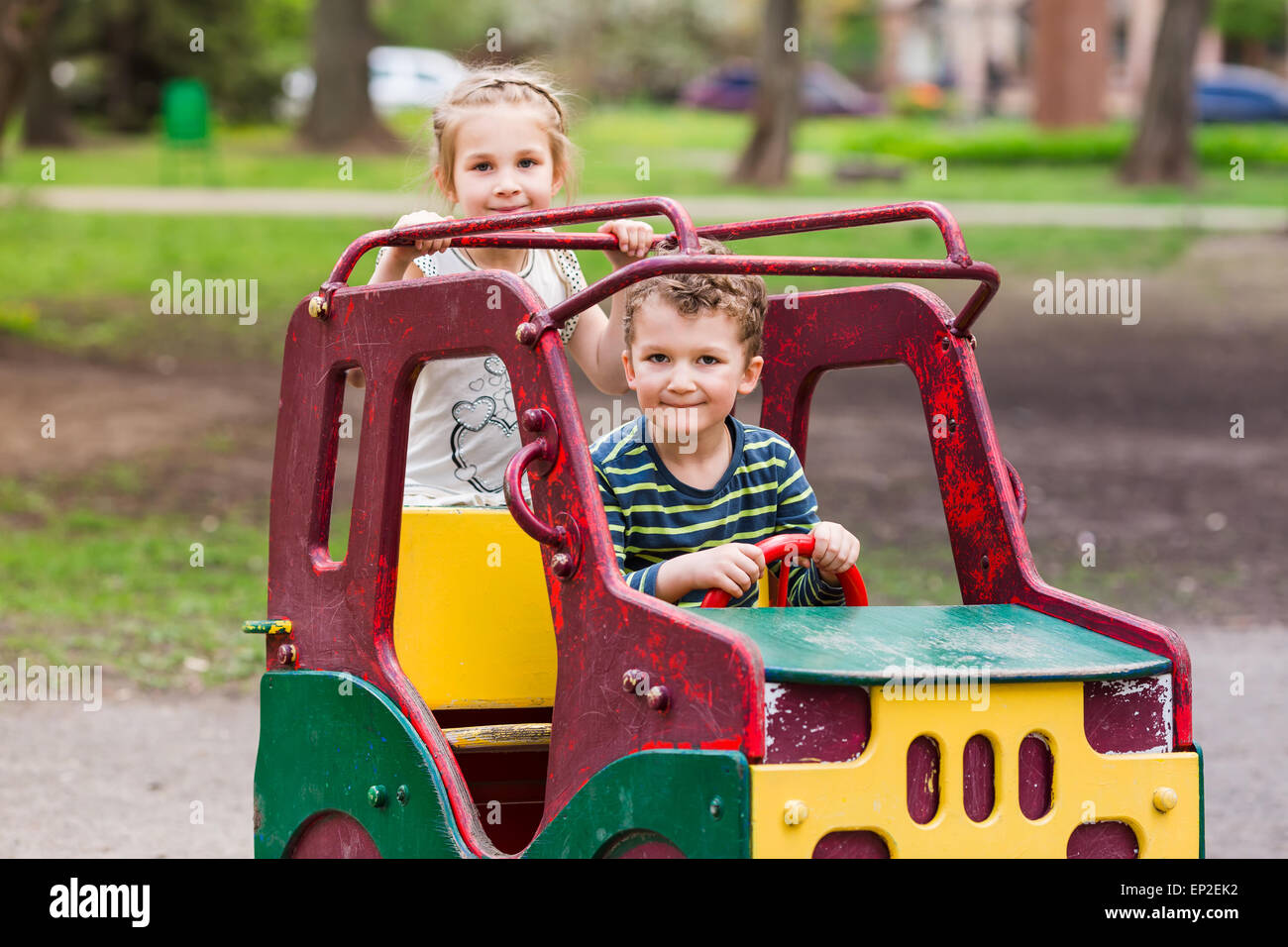 Child driving a toy cars hi-res stock photography and images - Alamy