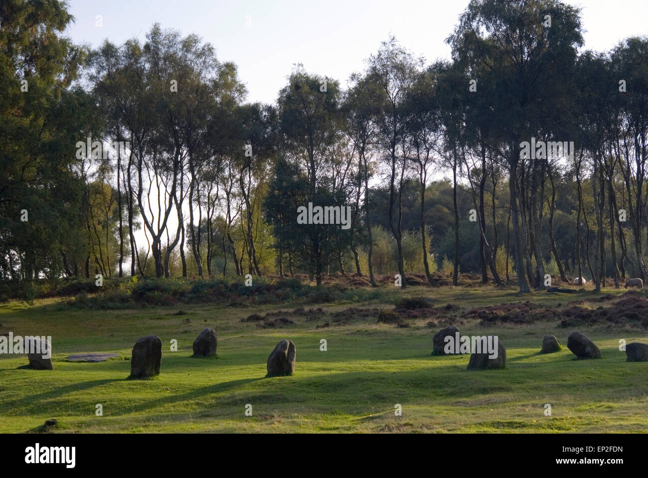 Nine ladies stone circle stanton hi-res stock photography and images ...