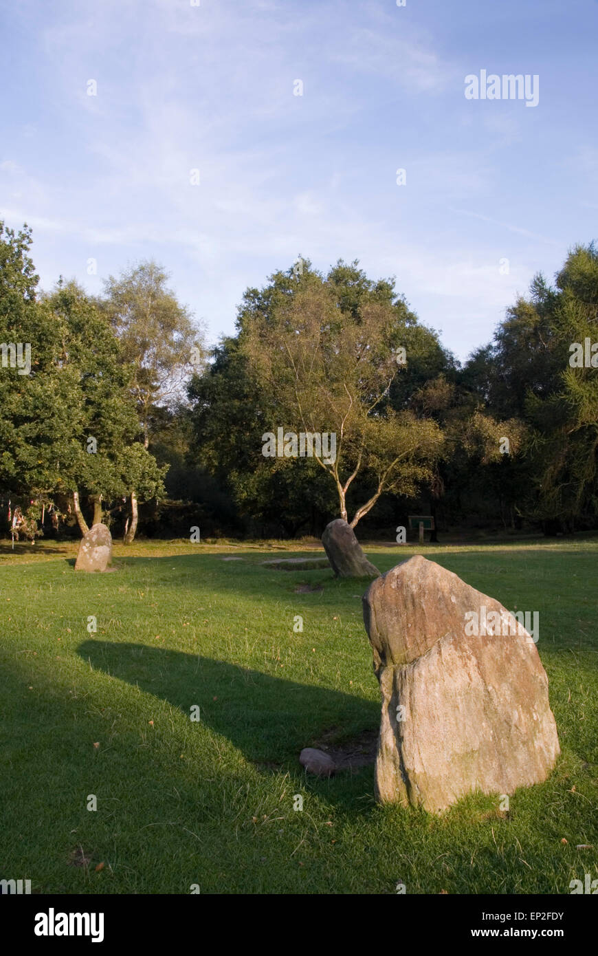 Nine Ladies Stone Circle, Stanton Moor, Derbyshire, UK. Tradition says ...
