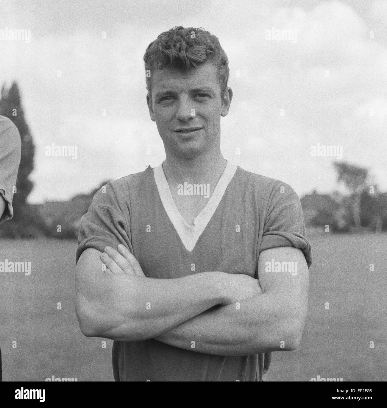 Chelsea footballer David Cliss 1st September 1960 Stock Photo - Alamy