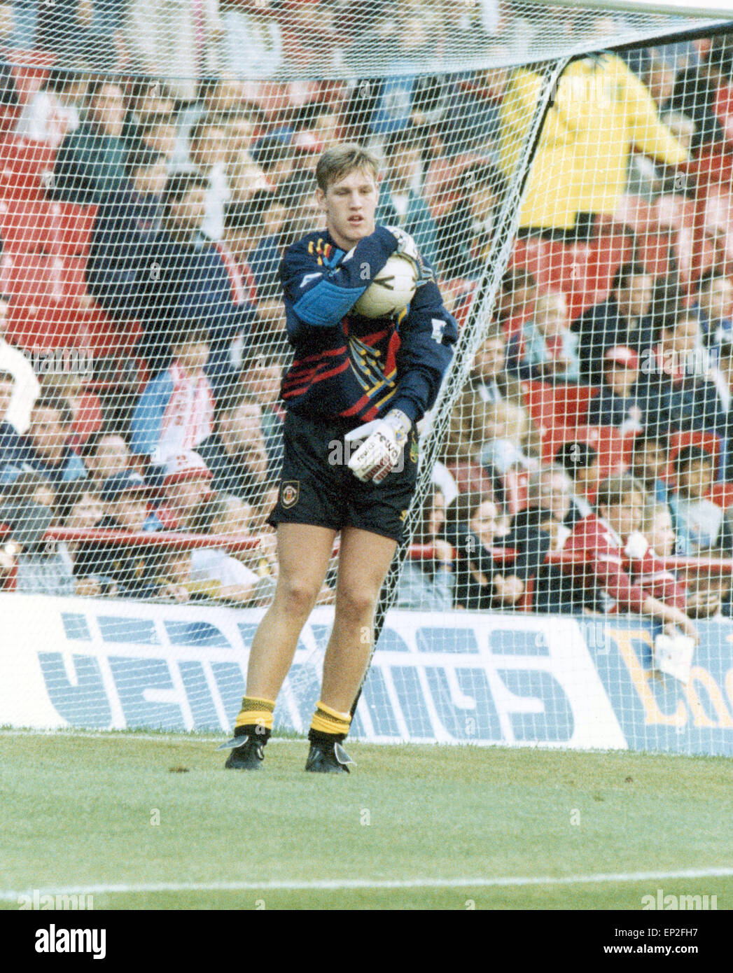 Manchester United youth team goalkeeper Kevin Pilkington in action for ...