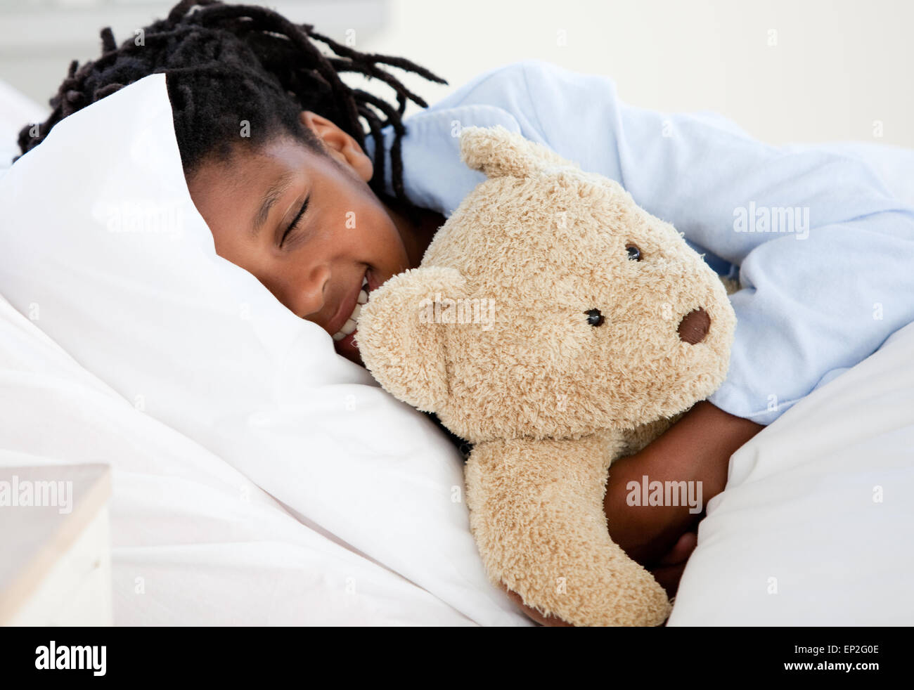 African american boy hospital bed hi-res stock photography and images ...