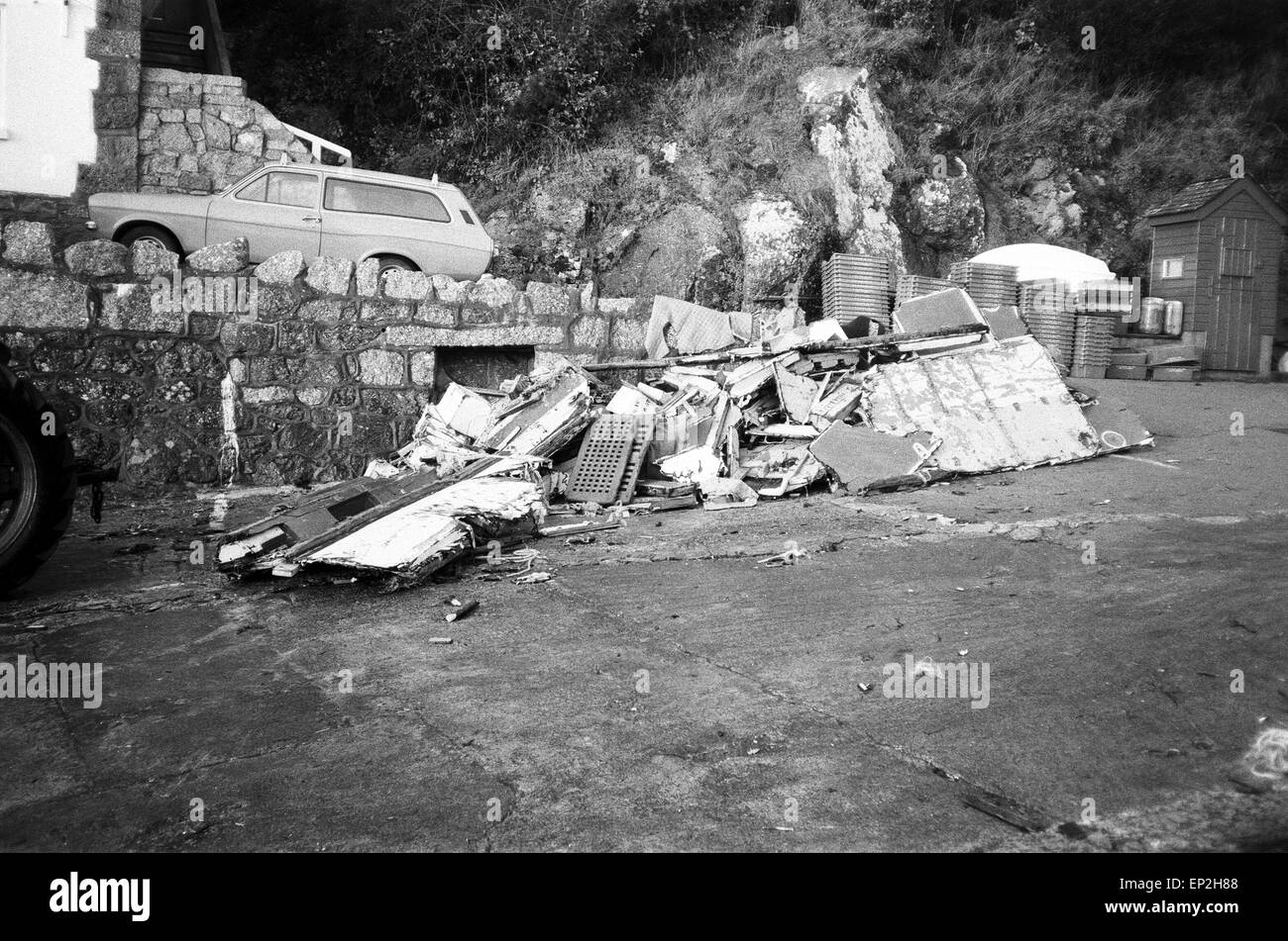 Penlee Life Boat Disaster pictures taken 20th December 1981. The Penlee ...