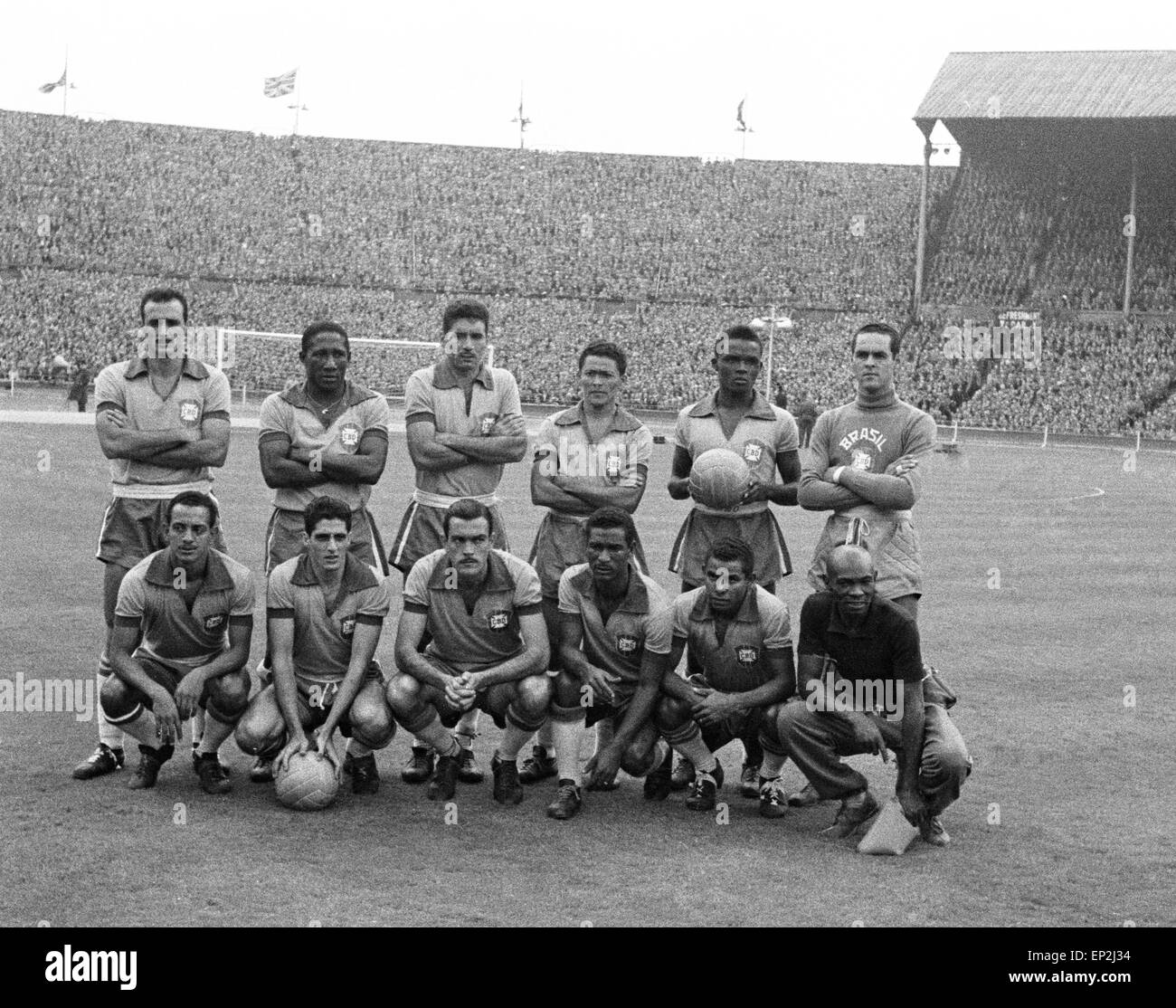 Football international friendly 1956 hi-res stock photography and ...