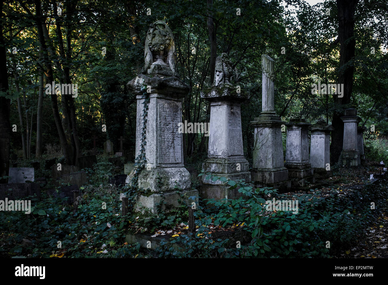 Tower Hamlets Cemetery in the East End of London Stock Photo - Alamy