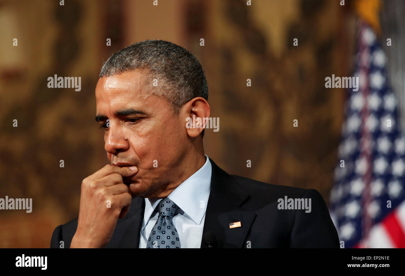 Washington, DC, USA. 12th May, 2015. United States President Barack ...