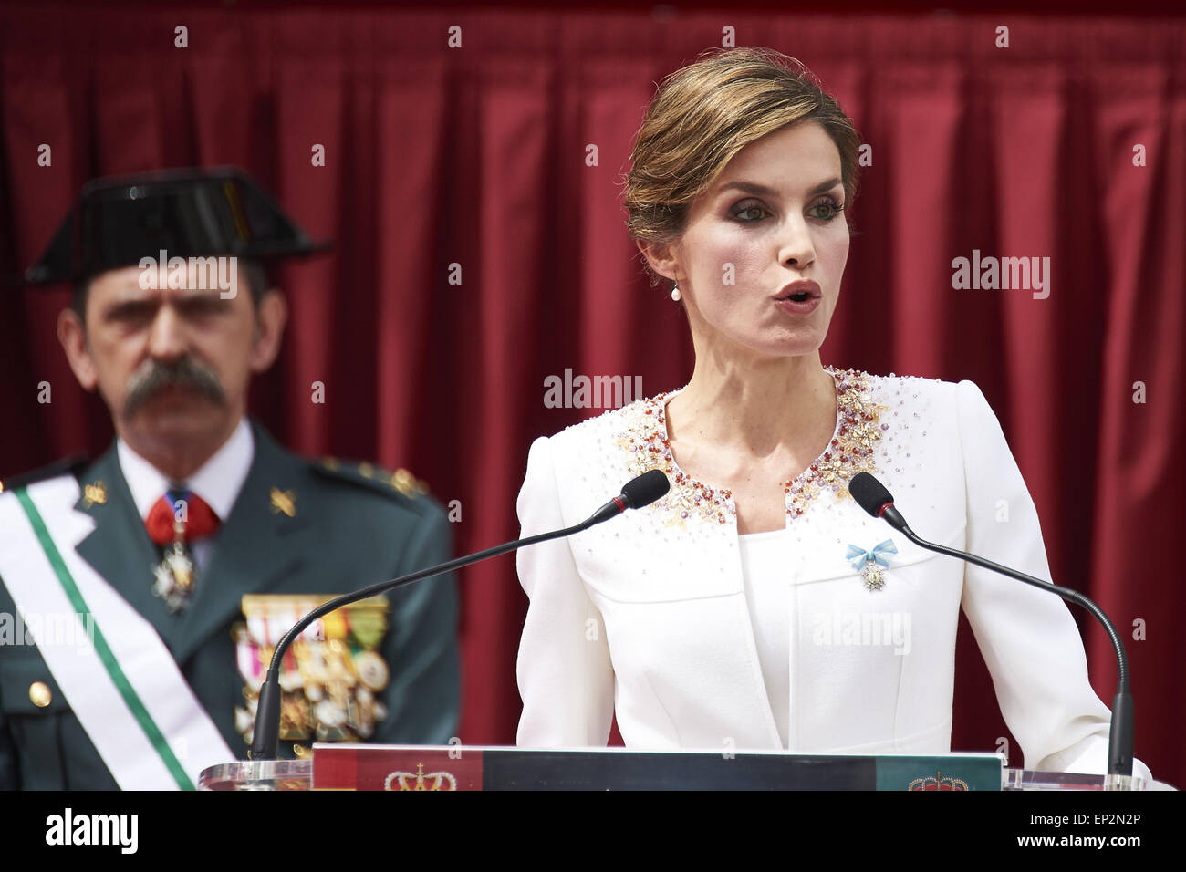 Vitoria-Gasteiz, Basque Country, Spain. 13th May, 2015. Queen Letizia ...