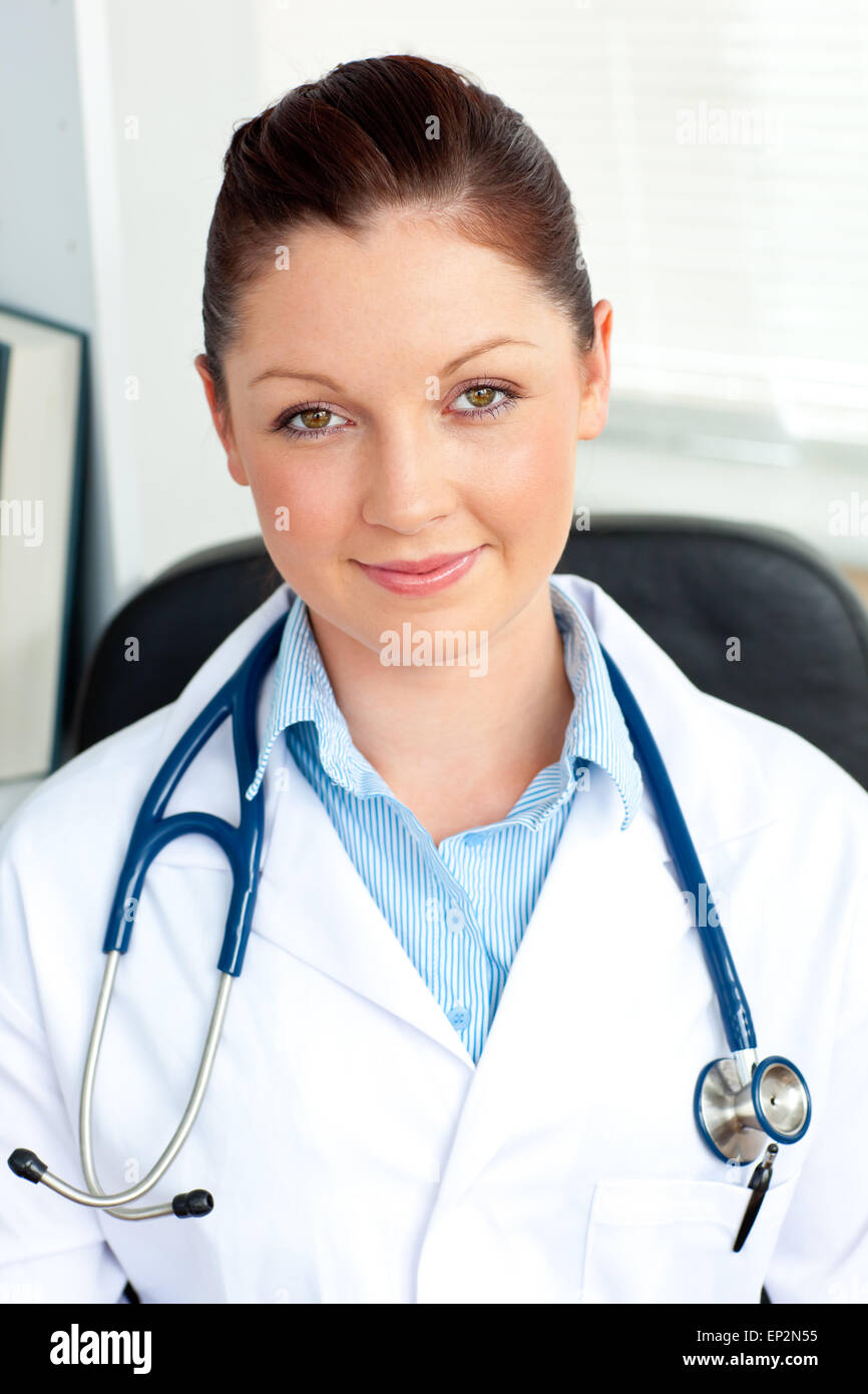 Self assured doctor stethoscope hi-res stock photography and images - Alamy